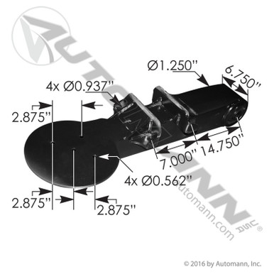 AUTOMANN MHT860 Beam Assembly - LH HT250US