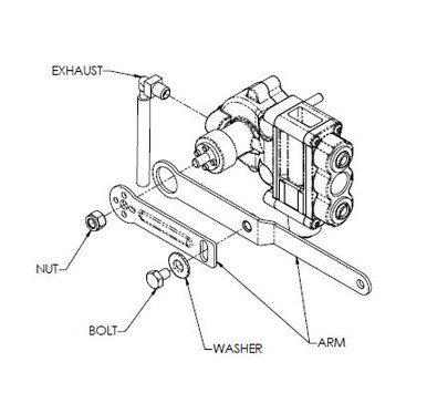 Haldex 90555057: 5.5"/7" Arm Height Control Valve