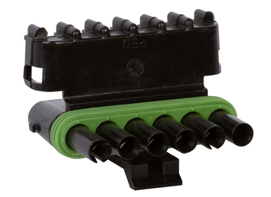 12015799 6 WAY FEMALE WEATHERPACK CONNECTOR - Sadler Power Train Inc