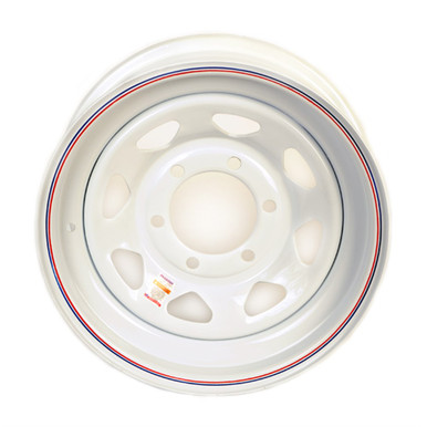 DEXTER 17-144-7 Wheel Rim: 15"x6" White