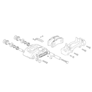 SAF HOLLAND 51830039 Brake Caliper Kit