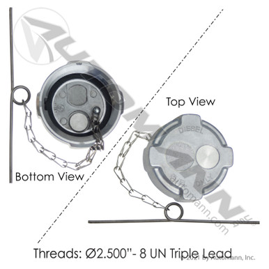 AUTOMANN 572.1025 Fuel Cap: Freightliner