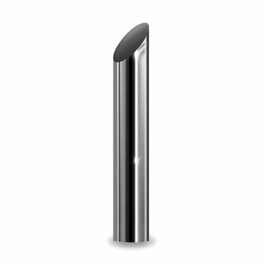 TRUX TSK8-M54T: 54" Chrome Stack - 8" Dia
