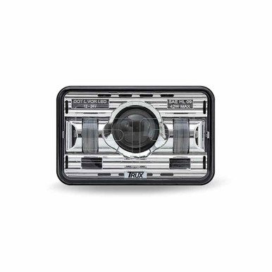TRUX TLED-H12: 4x6" Heated LED Headlight