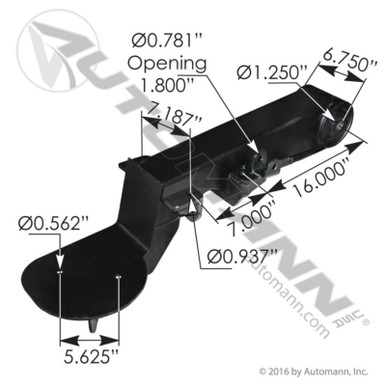 AUTOMANN MHT876 Hendrickson Beam Assembly