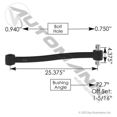 AUTOMANN TMR5645B Hendrickson Torque Rod