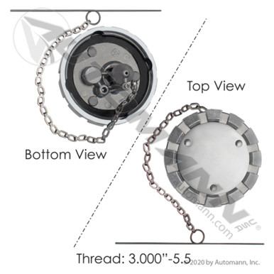 AUTOMANN Fuel Cap: 572.1029 Kenworth