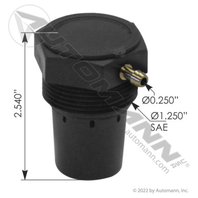 AUTOMANN 572.1039 Peterbilt Fuel Tank Vent