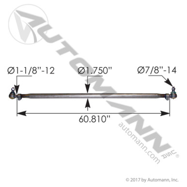 AUTOMANN 463.DS9808 Cross Tube Assembly