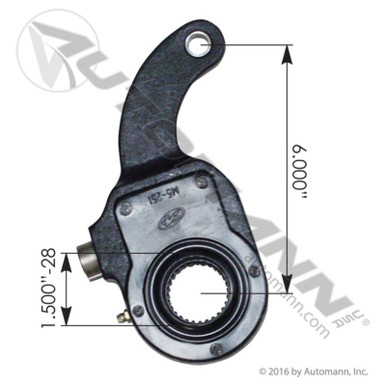 AUTOMANN 6" Curved Slack Adjuster