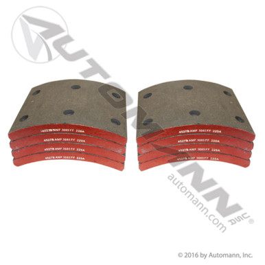 AUTOMANN 18"x7" Brake Lining Kit - 23K