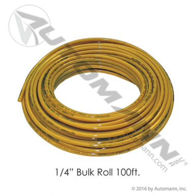 AUTOMANN 1/4" Yellow Nylon Tubing - 100ft