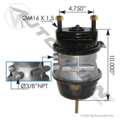 AUTOMANN 20/24 Air Disc Brake Chamber