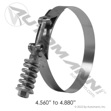 AUTOMANN HD T-Bolt Clamp: 4.56"-4.88"