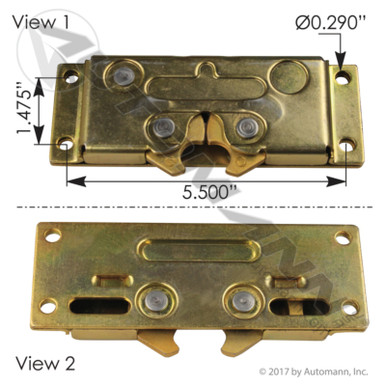 AUTOMANN HLK2130 Mack Door Latch RH