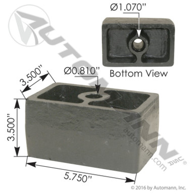 AUTOMANN ME16967 Mack Spacer Block