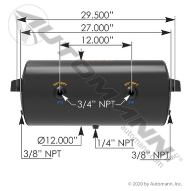 AUTOMANN 172.2002E Air Tank - 2850 CI