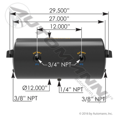 AUTOMANN 172.2007A Air Tank - 2850ci