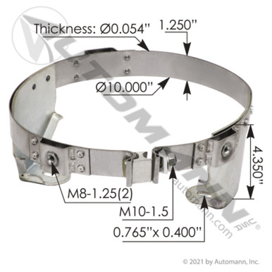 AUTOMANN 562.U7514668RA Peterbilt Clamp