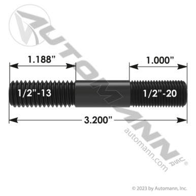 AUTOMANN 201.7537 Drive Flange Stud