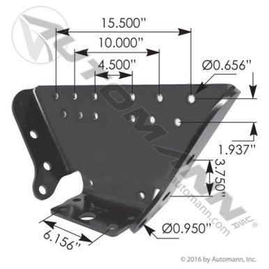 AUTOMANN MHS6453 Hendrickson Bracket
