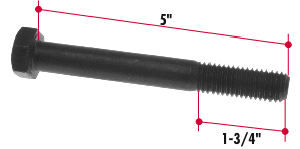Flagg B1327-43 Ford Spring Bolt