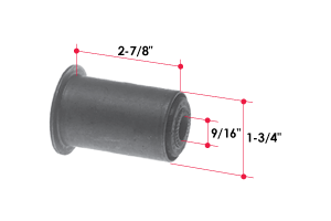 RB172 GM RUBBER SPRING EYE BUSHING - Sadler Power Train Inc