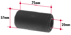 RB212 FREIGHTLINER SPRING BUSHING - Sadler Power Train Inc