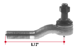 Flagg ES3297R Tie Rod End - Eaton