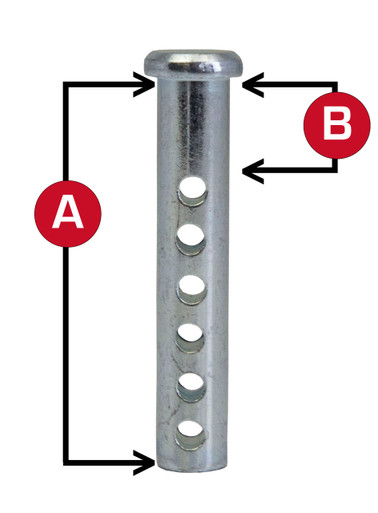 Tectran 2008-6 Clevis Pin: 3/8" Dia