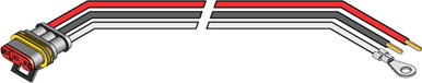TRUCK-LITE 94707-3 Stop/Turn/Tail Plug
