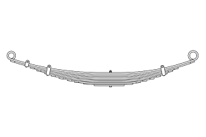 43-1587 FORD REAR LEAF SPRING F550 - Sadler Power Train Inc
