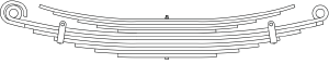 71-206 OSHKOSH FRONT LEAF SPRING - Sadler Power Train Inc