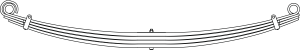 94-1318 WESTERN STAR FRONT LEAF SPRING - Sadler Power Train Inc