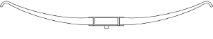 TRA011 FRUEHAUF TRAILER LEAF SPRING - Sadler Power Train Inc