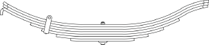 TRA2705 HUTCH TRAILER LEAF SPRING - Sadler Power Train Inc