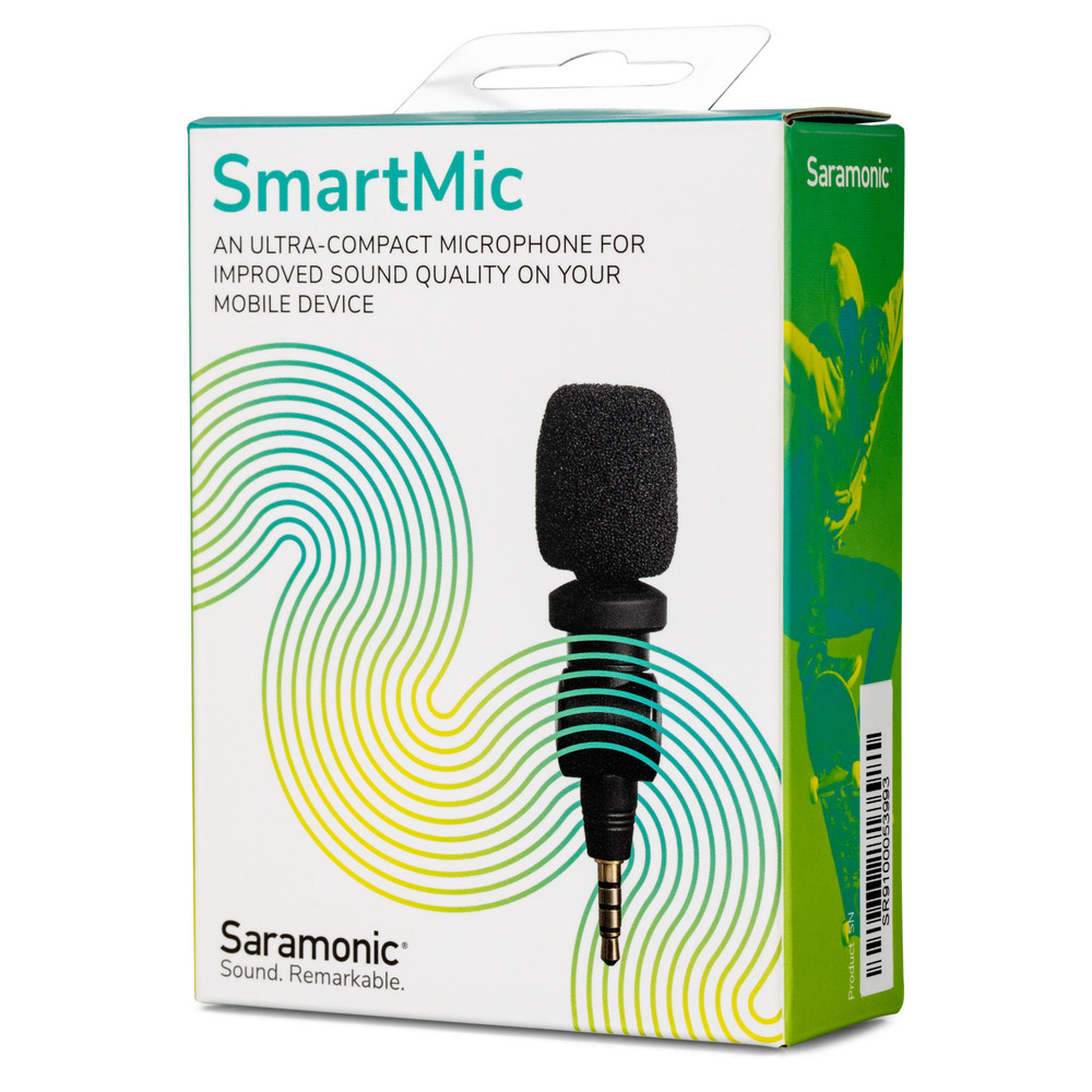 SmartMic Mini Condenser Microphone with TRRS Connector for Smartphones ...