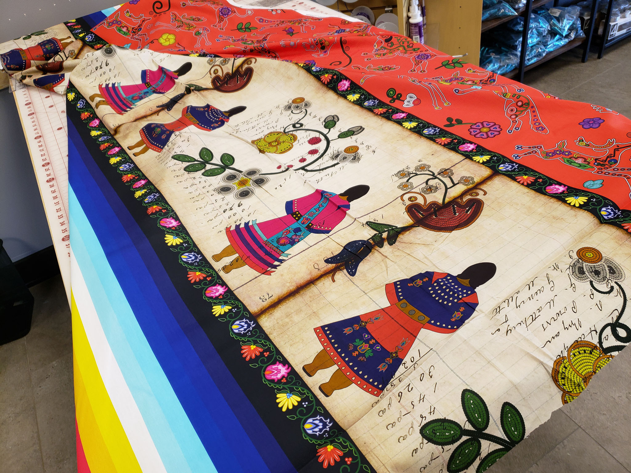 Fabric - Native Print Fabrics - Bead & Powwow Supply