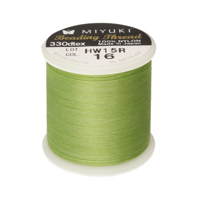 Miyuki Beading Thread Peridot-50 Meter Spool - Bead & Powwow Supply