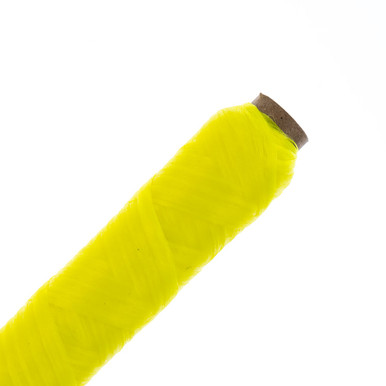Artificial Sinew Bobbin - Neon Yellow - Bead & Powwow Supply