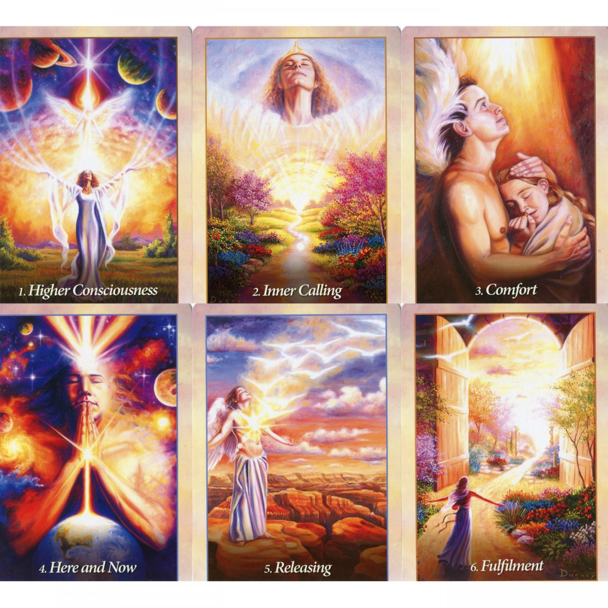 The Angel Oracle by Ambika Wauters | Card & Book Set