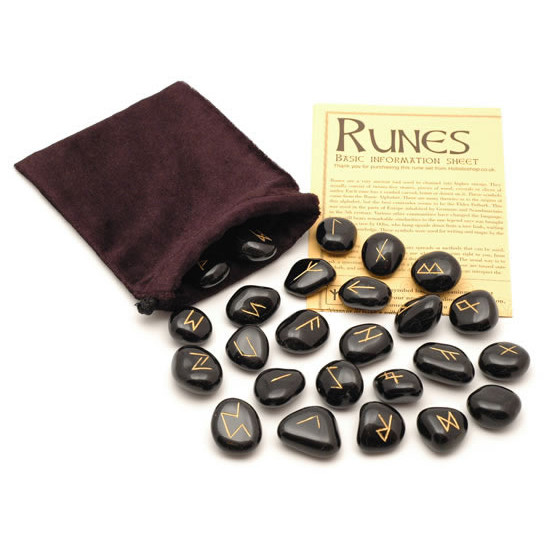 Mixed Crystal Rune Stone Set | Holisticshop.co.uk