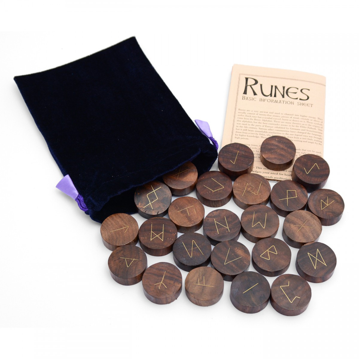 Elder Thurthark Carved Wooden Rune Set | Holisticshop.co.uk