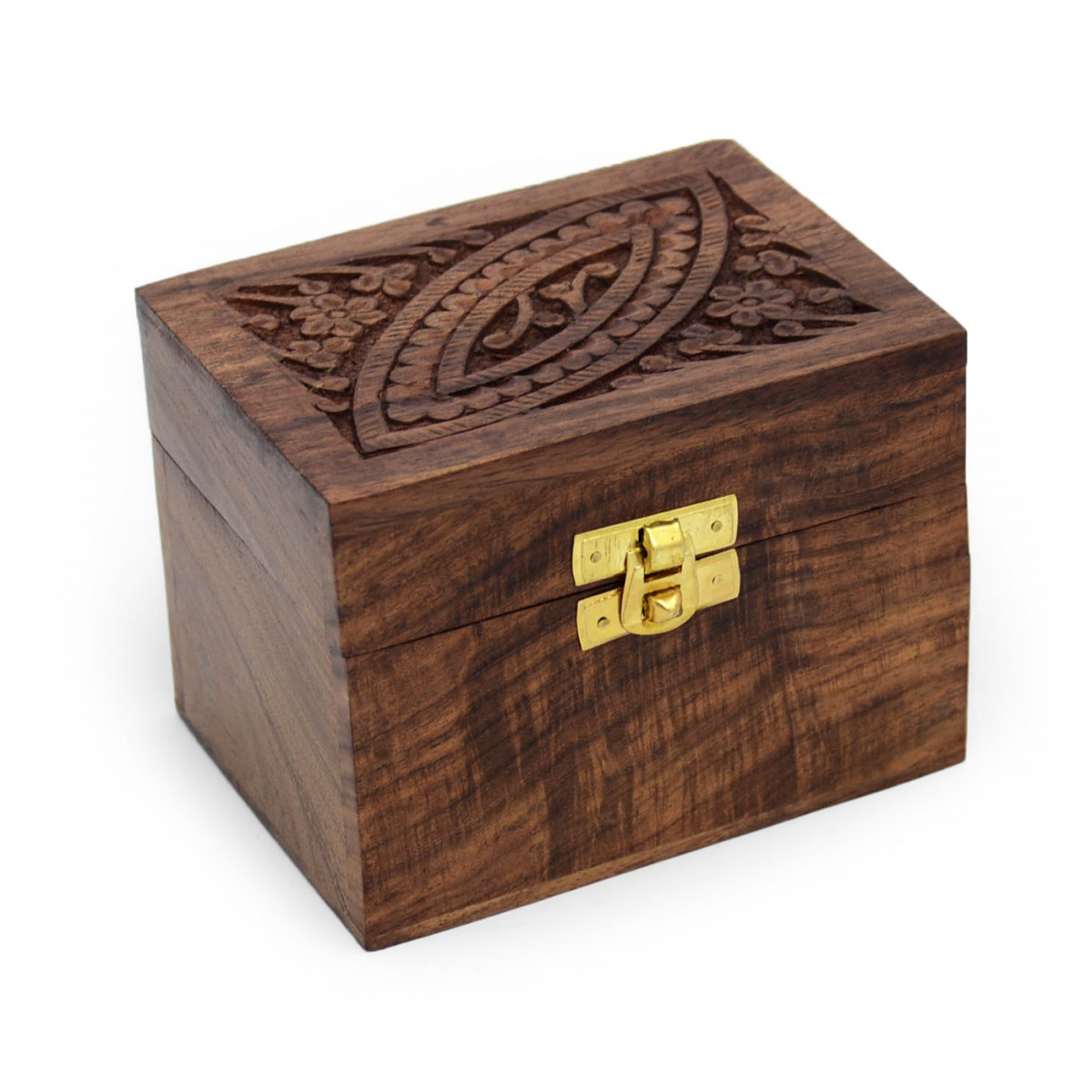 Ornate Wooden Aromatherapy Oil Box (6 oils)