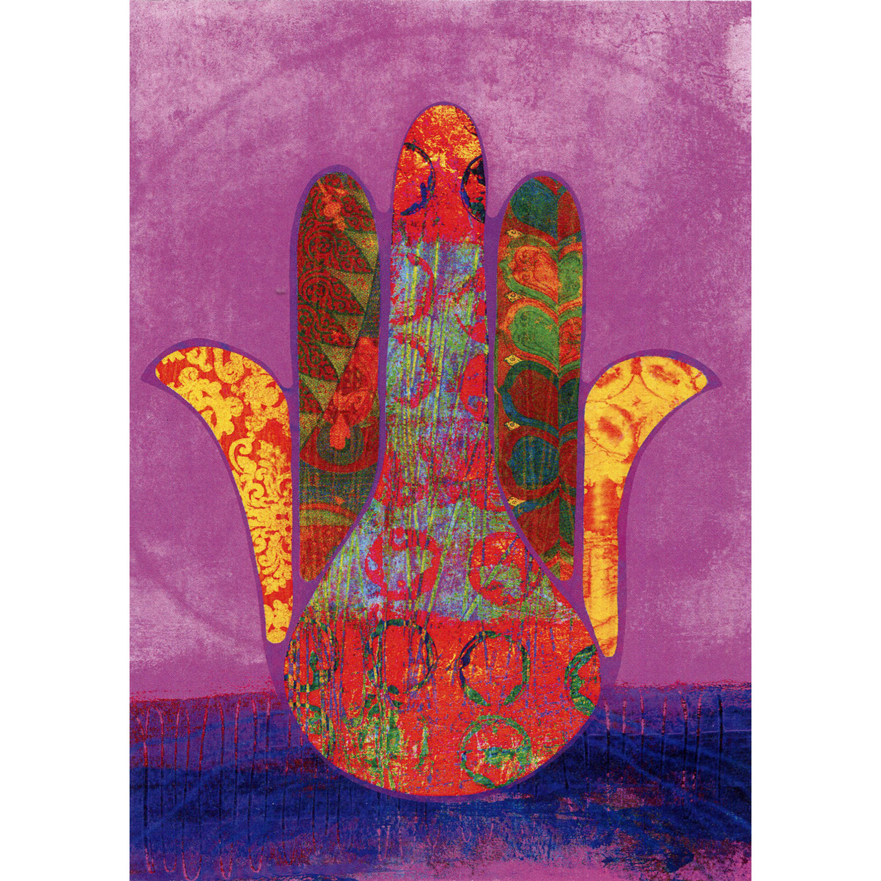 Hamsa Blessings Greeting Card | Holisticshop.co.uk