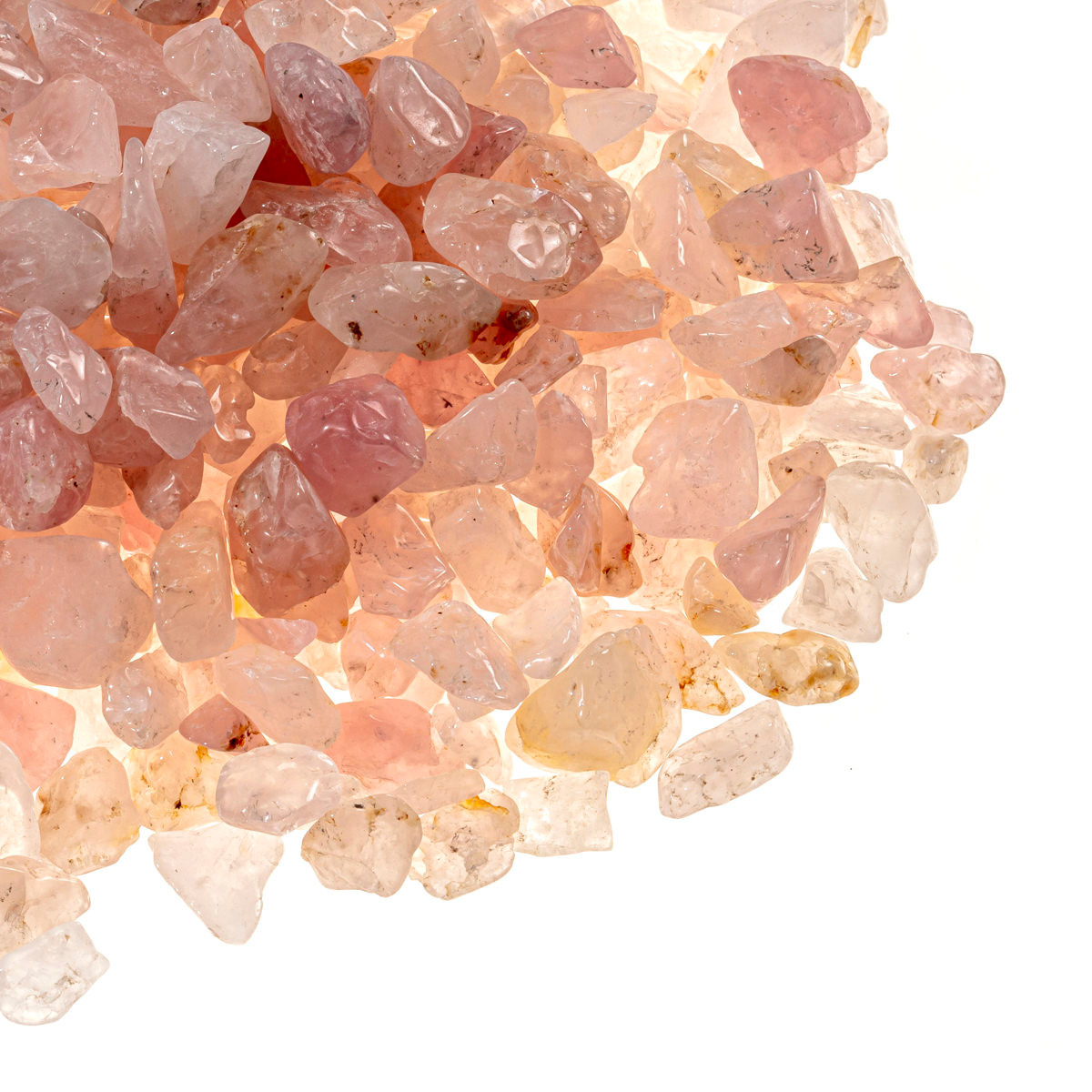 250g Bag of Rose Quartz Chips | Holisticshop.co.uk