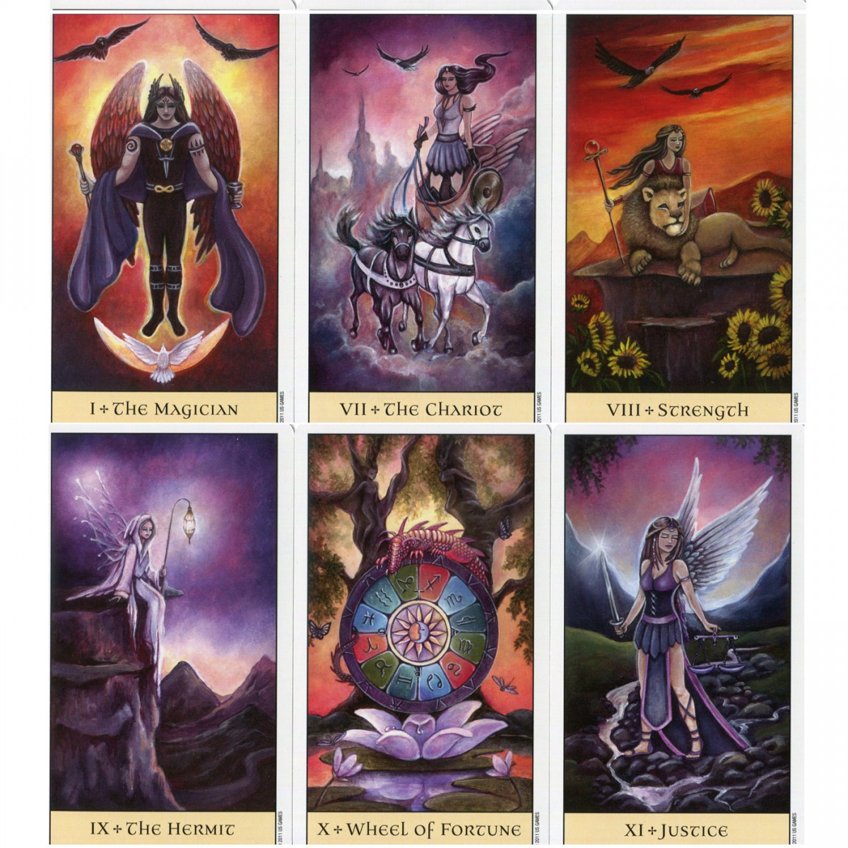 Crystal Visions Tarot by Jennifer Galasso | Holisticshop.co.uk