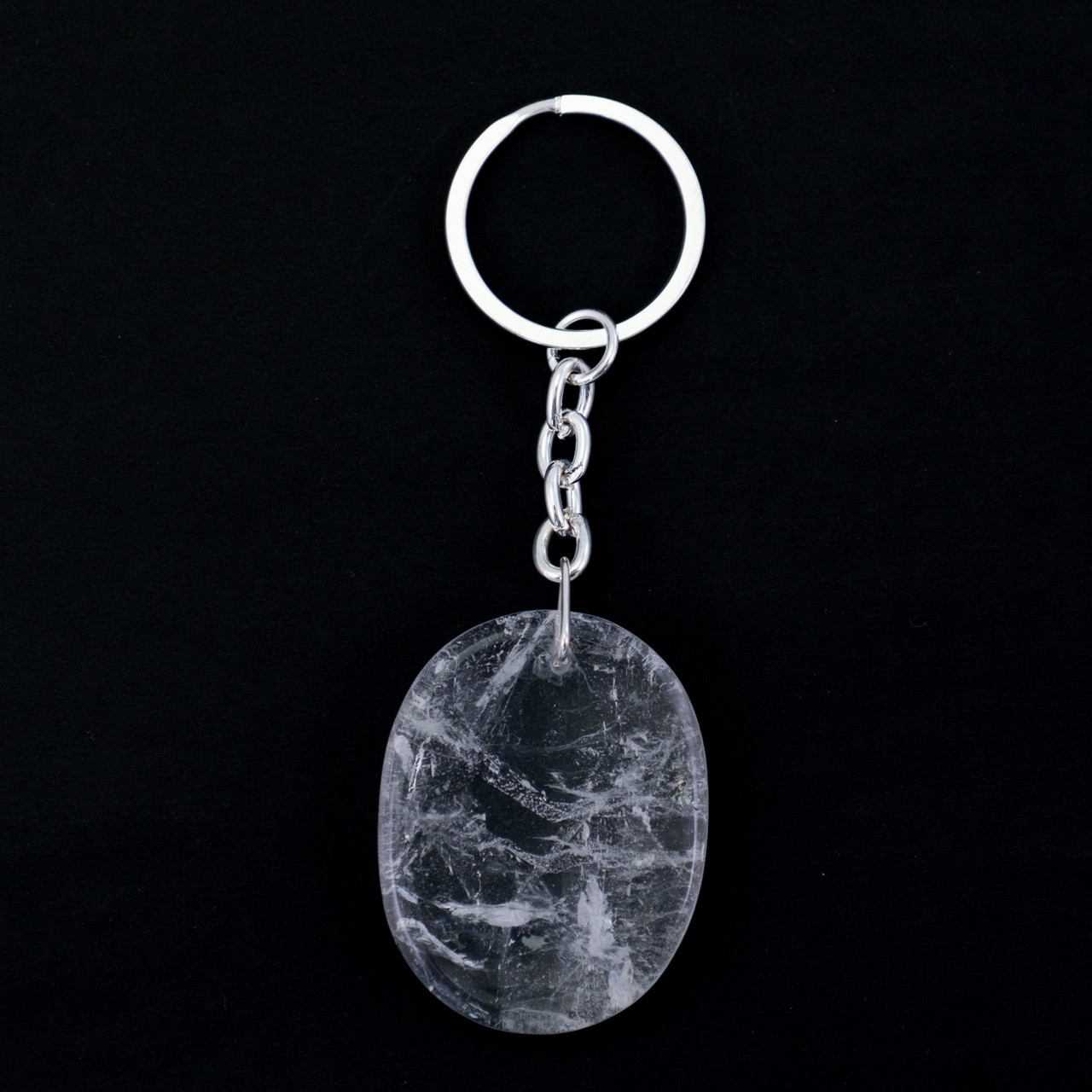 Rough Amethyst Point Keyring - Crystal Keyrings