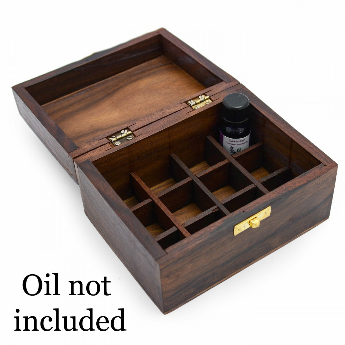 Wooden Aromatherapy Oil Storage Box (12 Oils) | Holisticshop