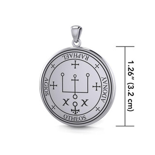 Sigil of Archangel Raphael Pendant | Sterling Silver